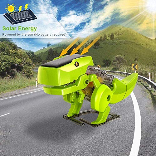 Buy Dinosaurs Solar Robot Toy 4 in 1 Stem | eRomman