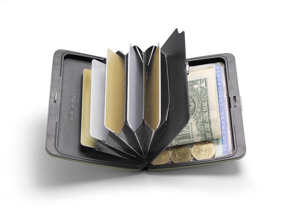 Buy Ecoenigma Ogon Smart Case V2 Large Aluminium Wallet - Carbon Print ...