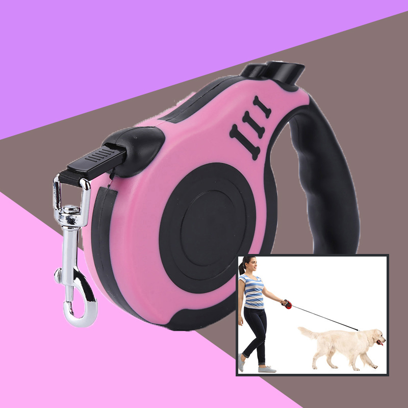Buy Gdeal Pet Retractor Dog Automatic Retractable Leash Bone Printing ...