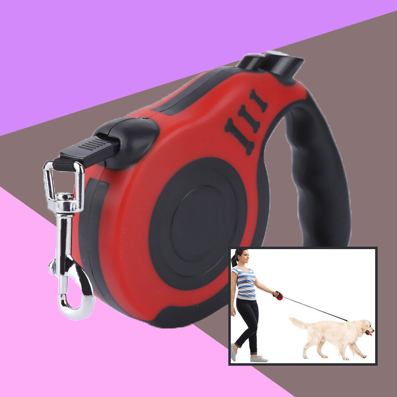 Buy Gdeal Pet Retractor Dog Automatic Retractable Leash Bone Printing ...