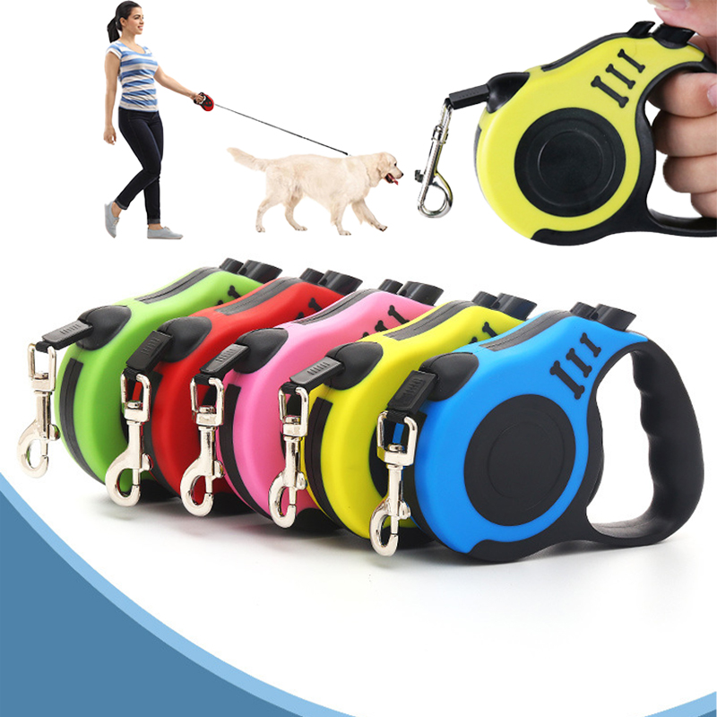 Buy Gdeal Pet Retractor Dog Automatic Retractable Leash Bone Printing ...