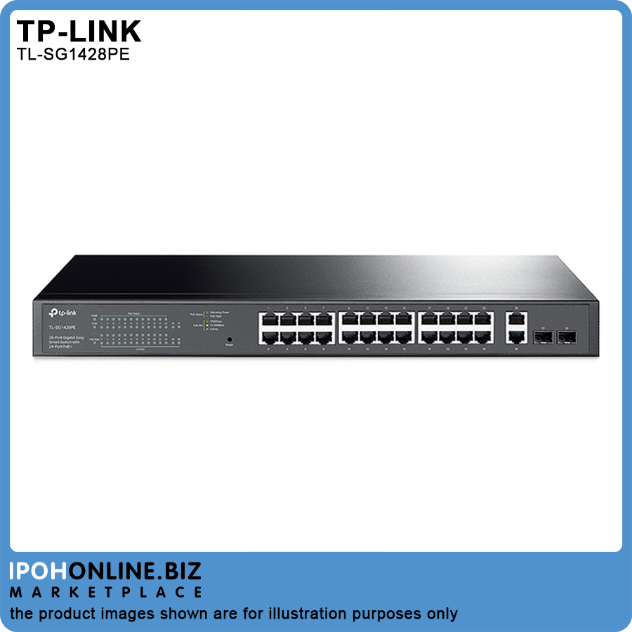 Buy Ipohonline TP-LINK TL-SG1428PE 28-Port Gigabit Easy Smart Switch ...