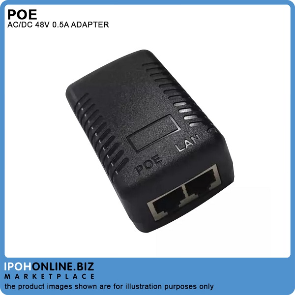 Buy Ipohonline POE Power Supply 48V 0.5A PoE Injector Adapter UK Plug ...