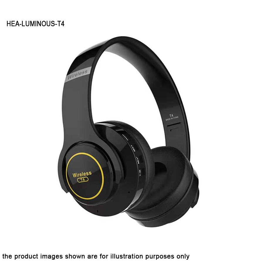 Buy Ipohonline Luminious T4 Wireless Headset With LED Support a Variety ...