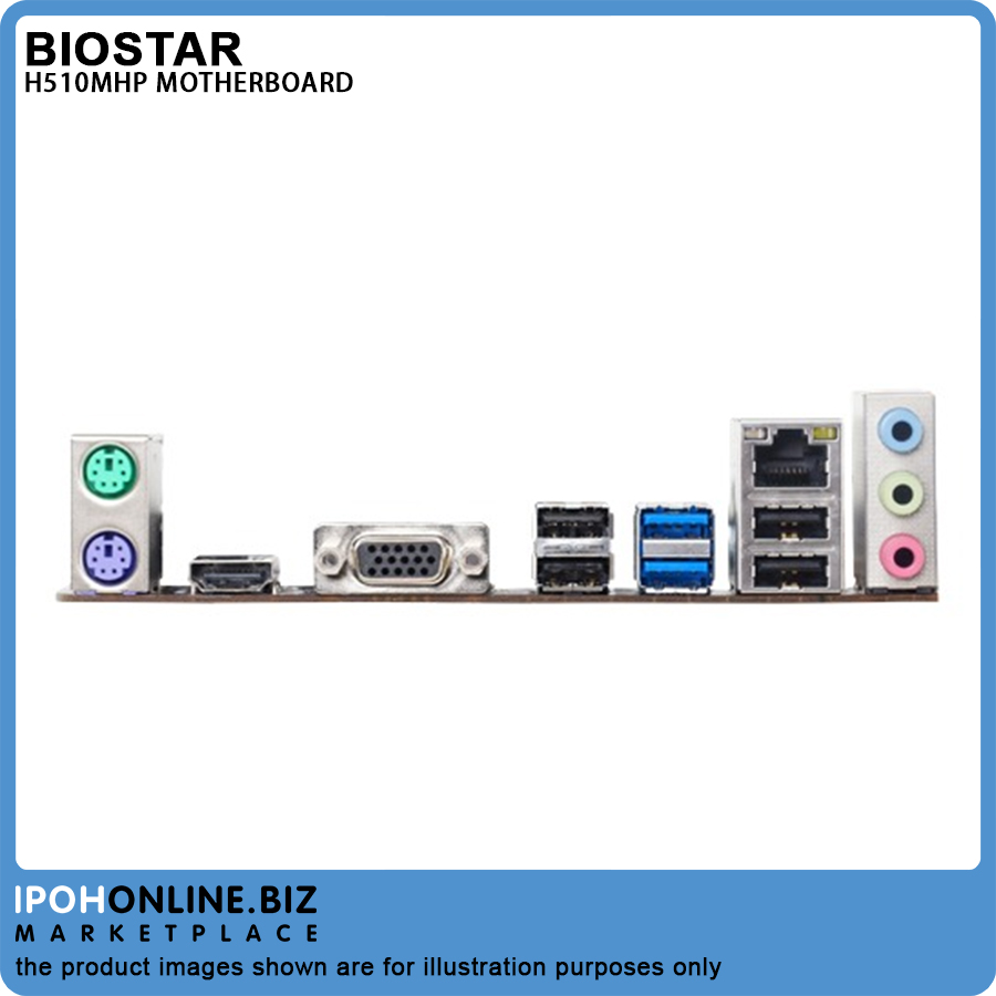 Buy Ipohonline Biostar H510MHP 10th & 11th Gen Intel H510 LGA1200 DDR4 ...