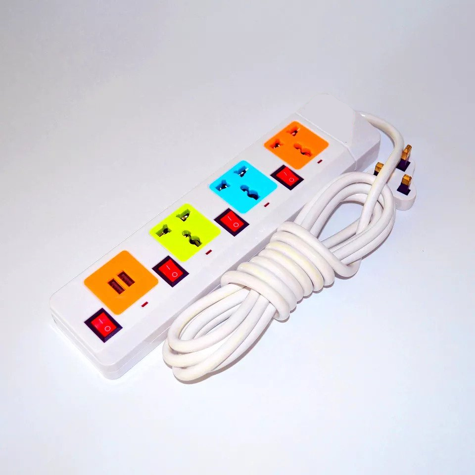 Buy Sweethomeplanet Multi Socket Extension Board 4 Universal Socket With 2 Usb Port With 4