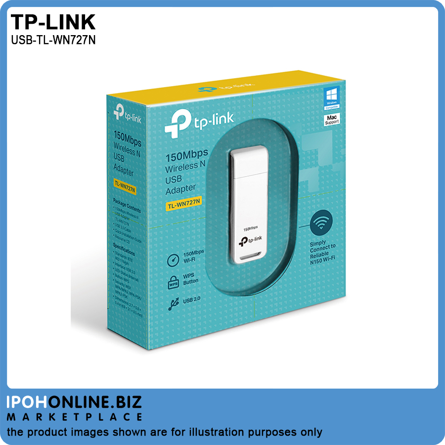 Buy Ipohonline TP-LINK TL-WN727N 150Mbps Wireless N USB Adapter | eRomman
