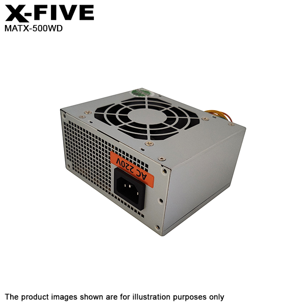 Buy Ipohonline X-Five MATX-500WD 500W Rated Mirco ATX PSU Switching ...