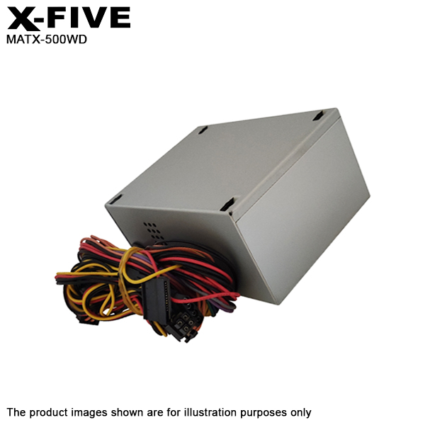 Buy Ipohonline X-Five MATX-500WD 500W Rated Mirco ATX PSU Switching ...