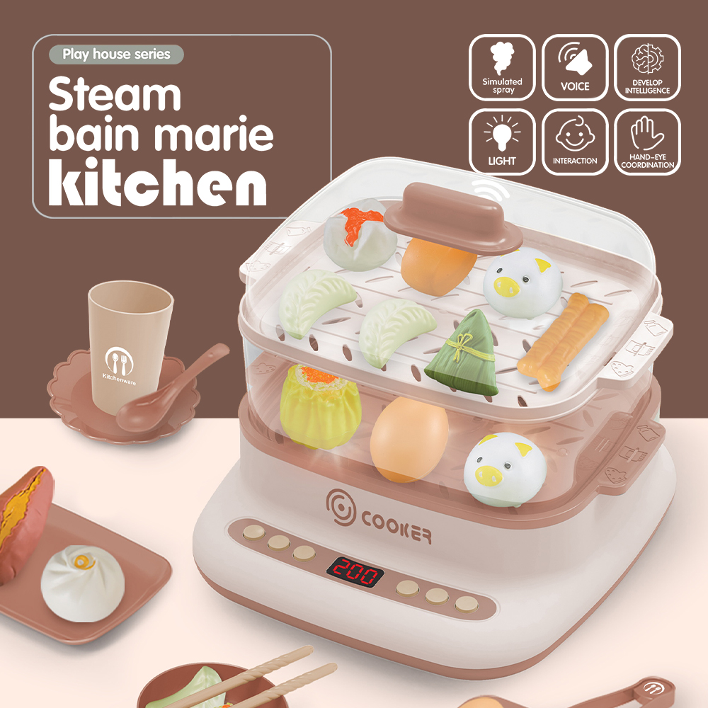 Buy Slstoys [Steam & Sound] Grill Barbeque BBQ Steampot Hotpot Food ...