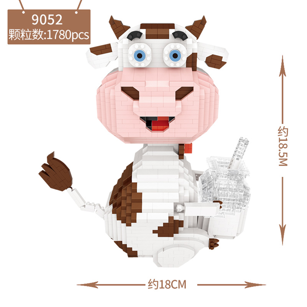 Buy Slstoys CHUP DULU LOZ 9052 Cow Nano Diamond Creative Brick Building ...
