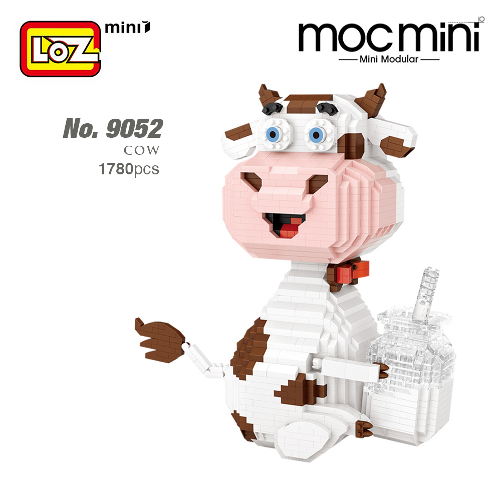 Buy Slstoys CHUP DULU LOZ 9052 Cow Nano Diamond Creative Brick Building ...