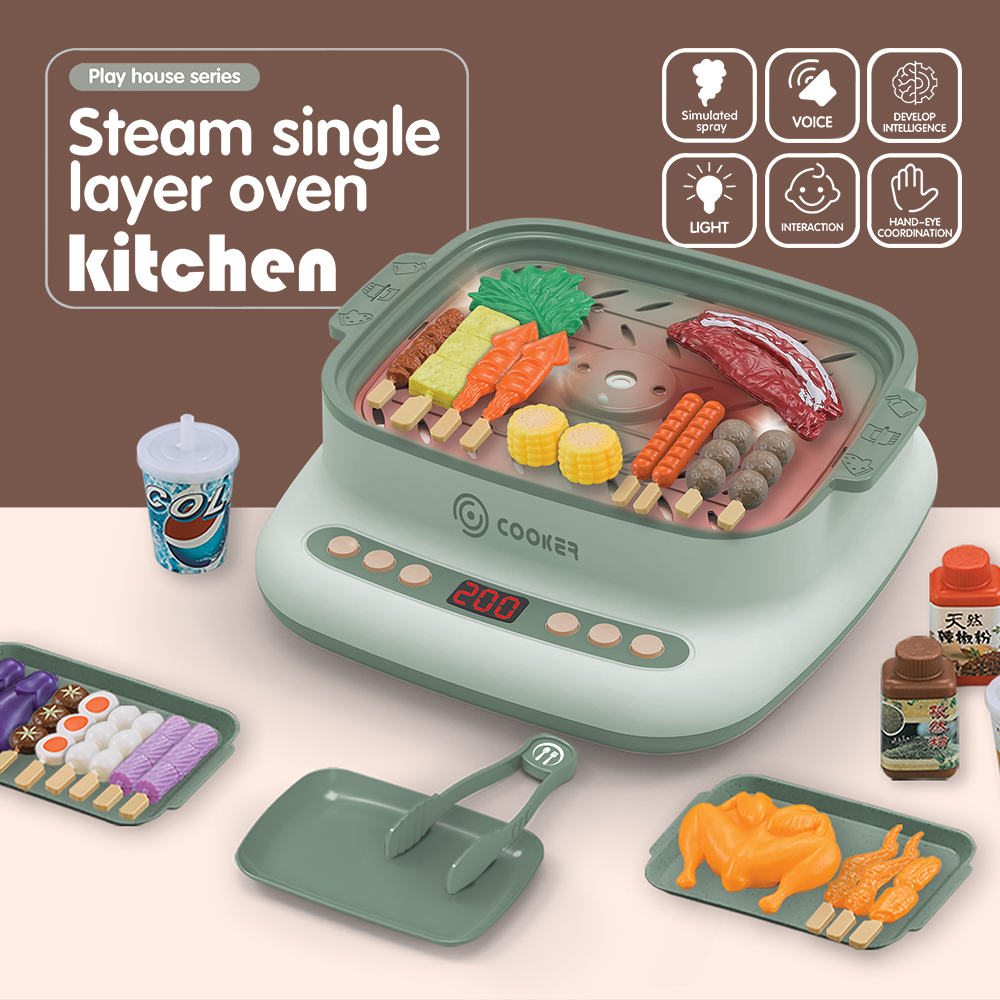 Buy Slstoys [Steam & Sound] Grill Barbeque BBQ Steampot Hotpot Food ...