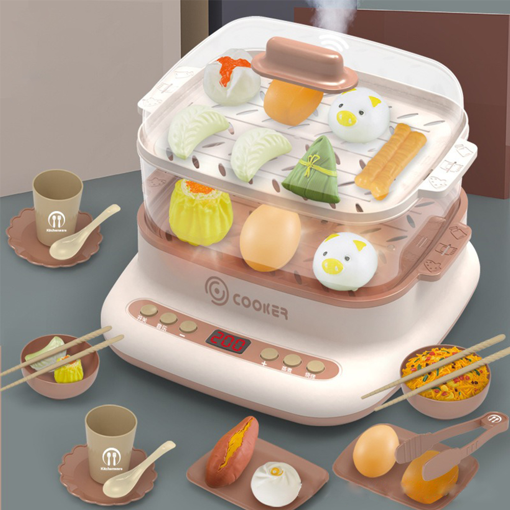 Buy Slstoys [Steam & Sound] Grill Barbeque BBQ Steampot Hotpot Food ...