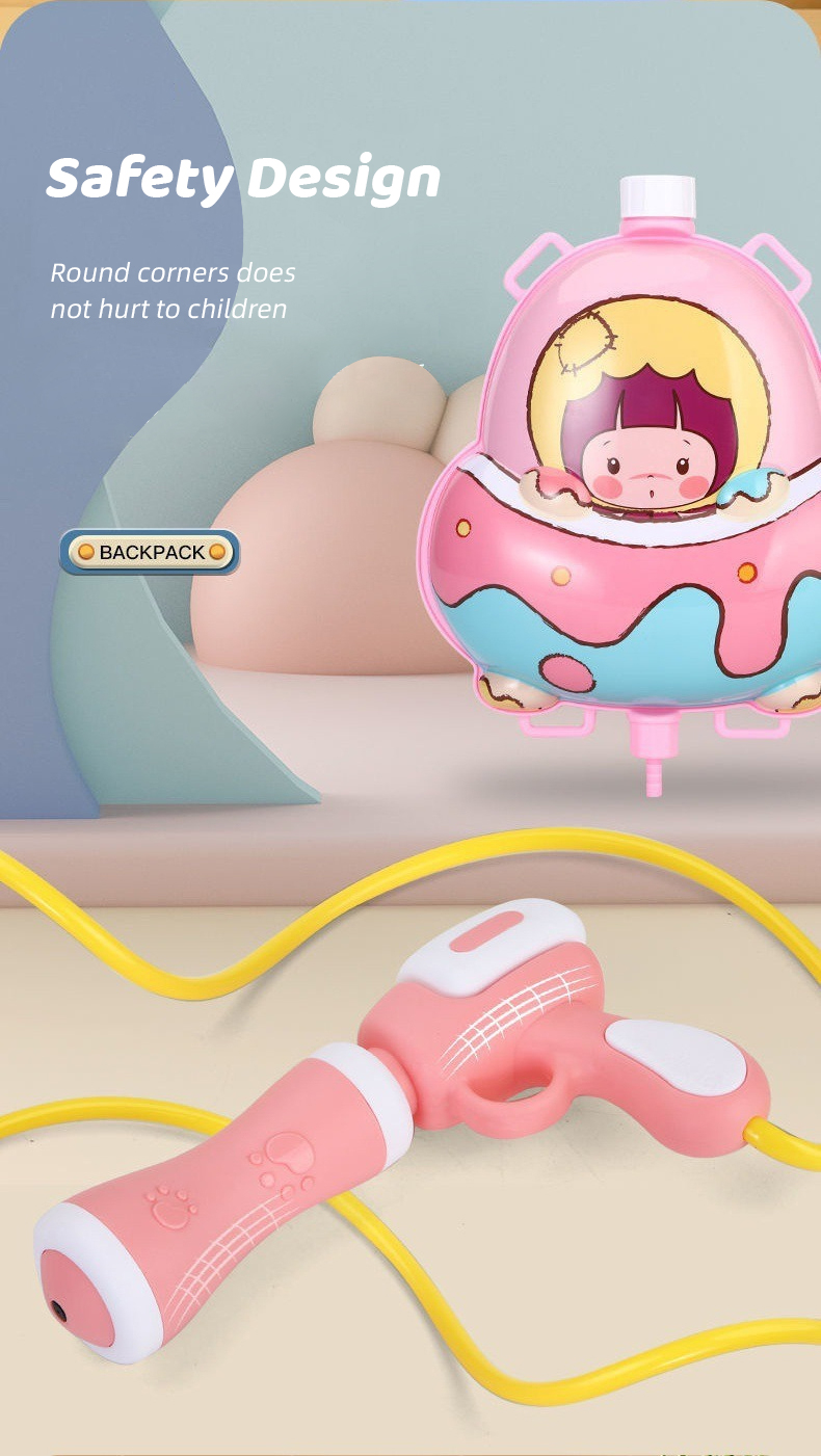 Buy Slstoys Cute Backpack Water Gun Series Water Jet Blaster Shooting ...