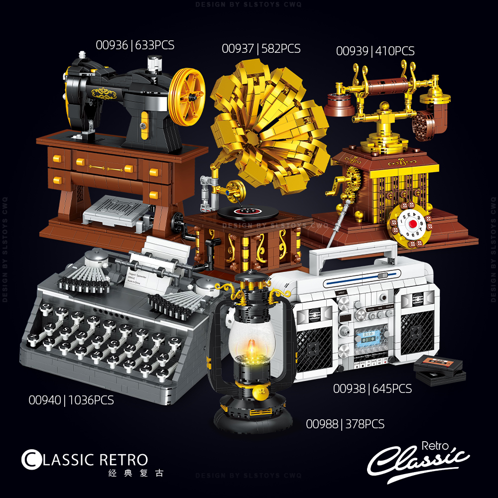 Buy Slstoys Zhe Gao Block Classic Retro Series Sewing Machine ...