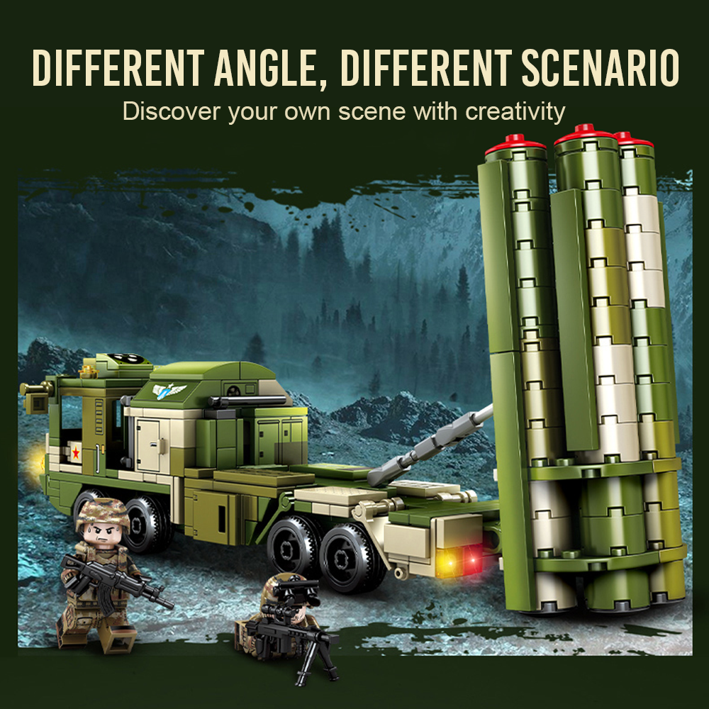 Buy Slstoys Sembo Block 105595 Military Series HQ-9 Anti Aircraft ...