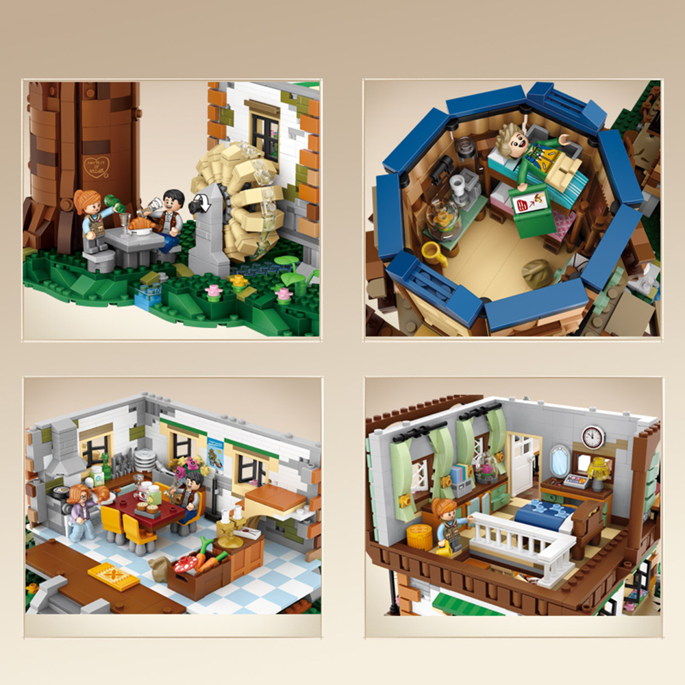 Buy Slstoys LOZ 1033 Tree House Building Architecture Nano Diamond ...