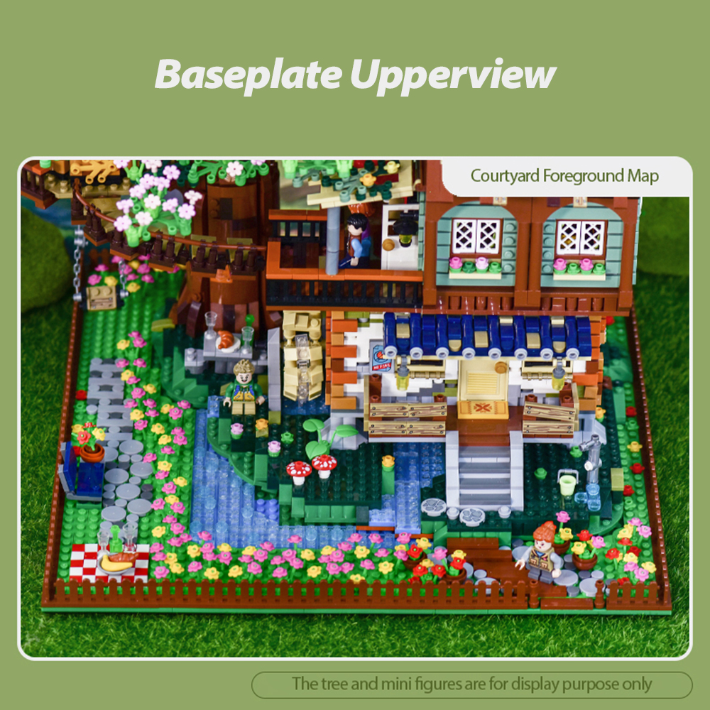 Buy Slstoys LOZ 1033 Tree House Building Architecture Nano Diamond ...