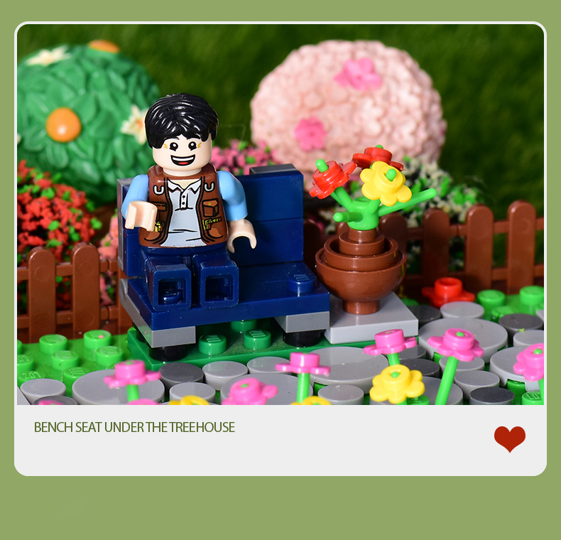 Buy Slstoys LOZ 1033 Tree House Building Architecture Nano Diamond ...