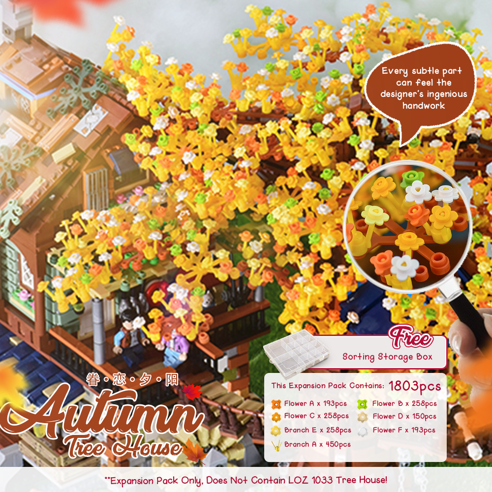 Buy Slstoys LOZ 1033 Tree House Building Architecture Nano Diamond ...