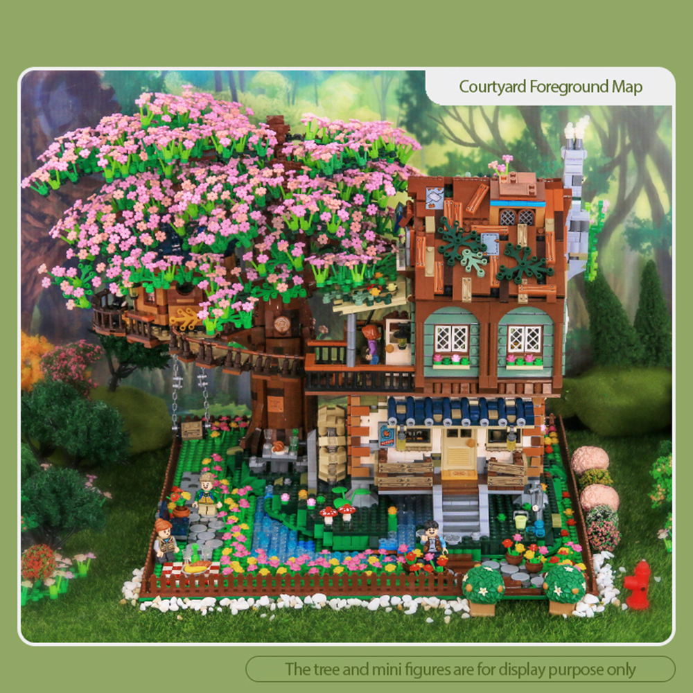 Buy Slstoys LOZ 1033 Tree House Building Architecture Nano Diamond ...