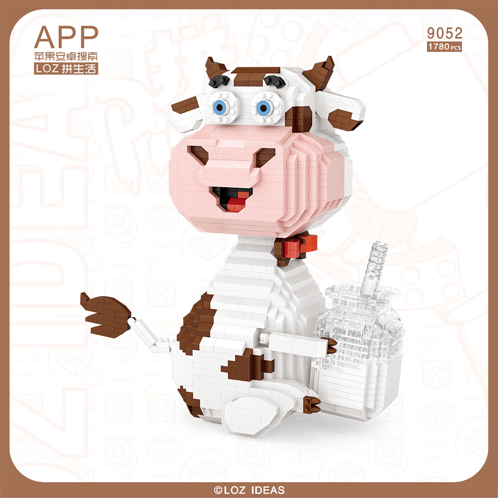 Buy Slstoys LOZ 9052 Cow Nano Diamond Creative Brick Building Blocks ...