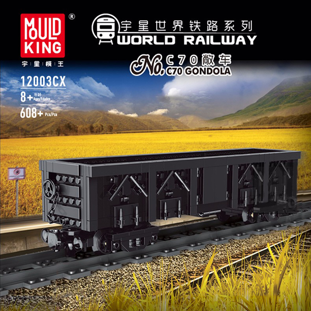 Buy Slstoys Mould King 12003 / 12003CX Forward Moving Steam Train World ...
