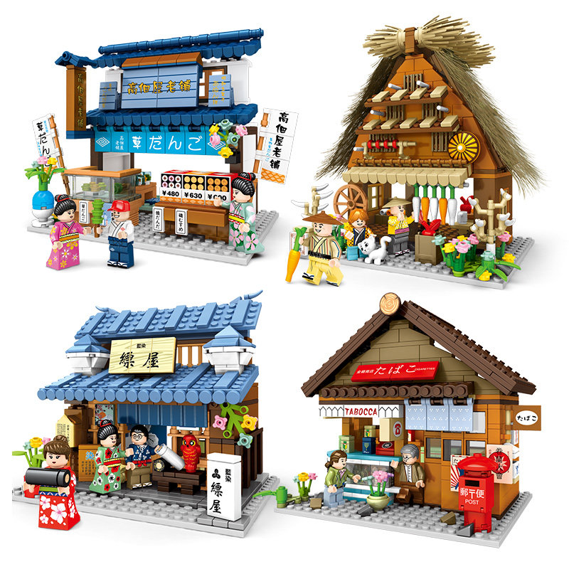 Buy Slstoys Sembo Block Japanese Street View 601085 Japan Building 421 ...