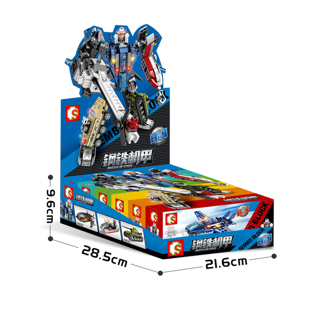 Buy Slstoys Sembo Block Mecha of Steel 103099 103100 103101 103102 ...