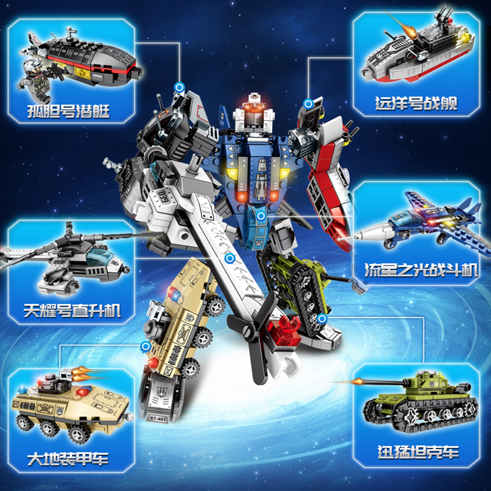 Buy Slstoys Sembo Block Mecha of Steel 103099 103100 103101 103102 ...