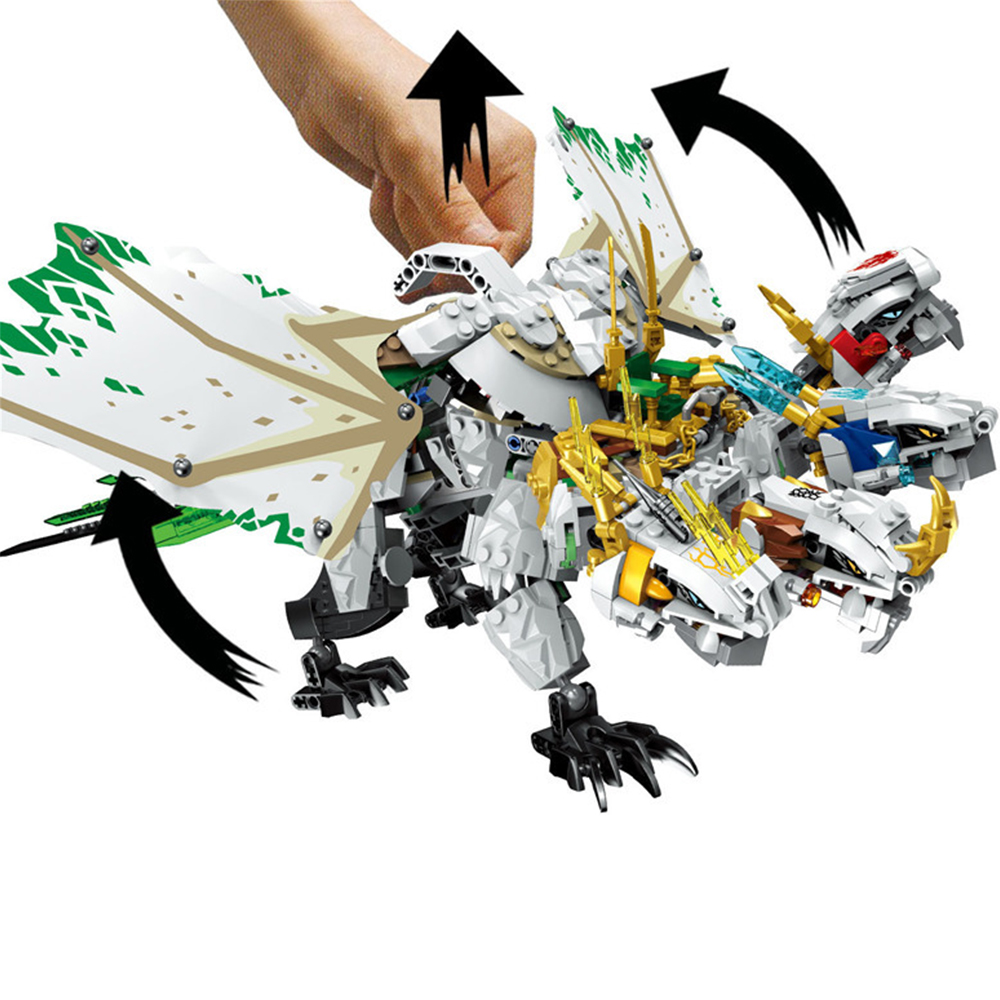 Buy Slstoys LP 06099 Ninja Saga The Ultra Dragon Model Set Building ...