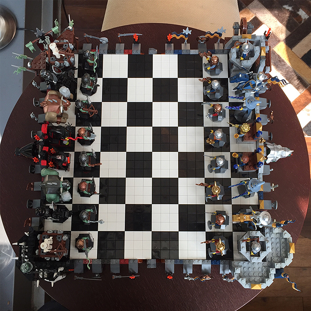 Buy Slstoys LP 16019 The Castle Giant Chess Set Brick Block 2462pcs ...