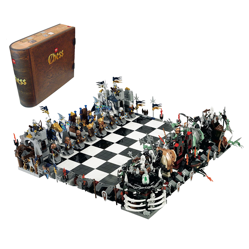 Buy Slstoys LP 16019 The Castle Giant Chess Set Brick Block 2462pcs ...
