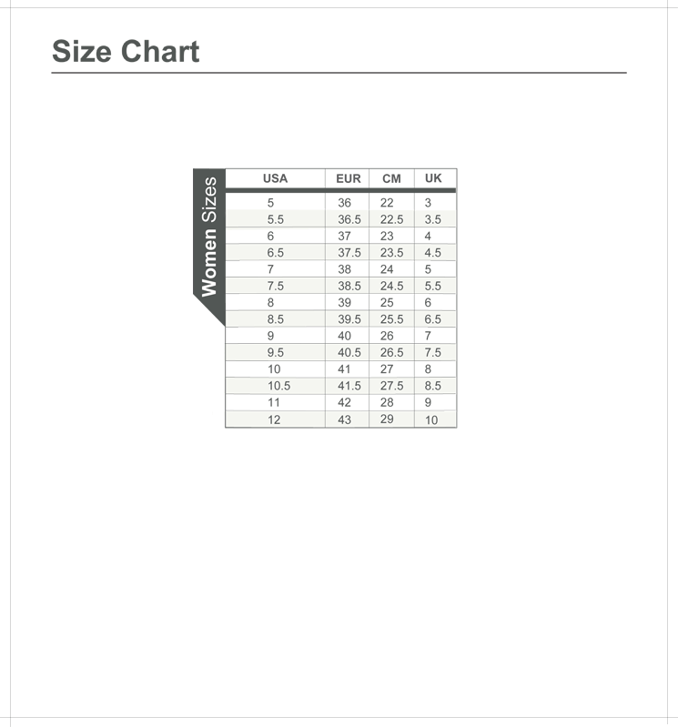 Chacos size chart store