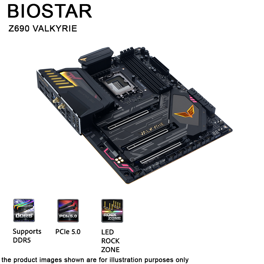 Buy Ipohonline BIOSTAR Z690 VALKYRIE INTEL M.2/DP/HDMI/4DIMM DDR5/12th ...