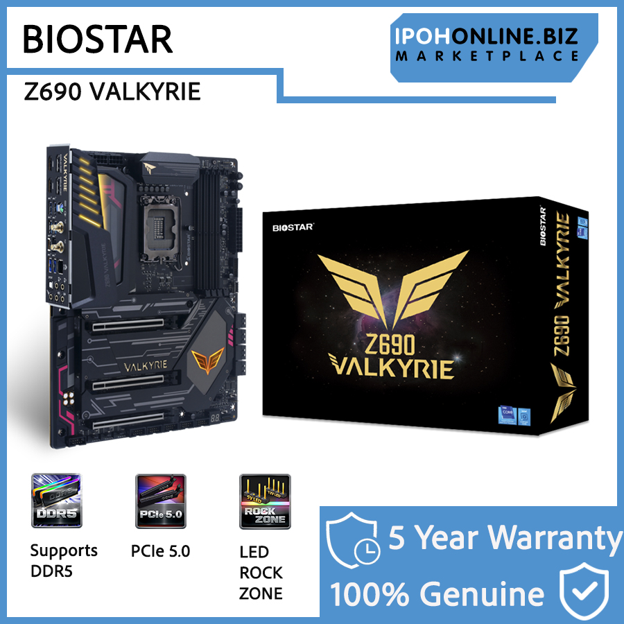 Buy Ipohonline BIOSTAR Z690 VALKYRIE INTEL M.2/DP/HDMI/4DIMM DDR5/12th ...