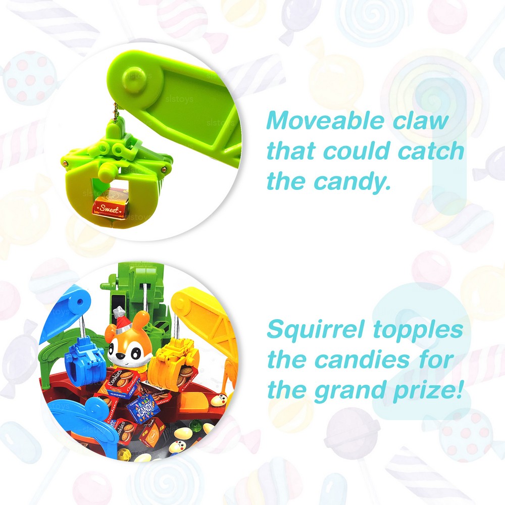 Buy Ssslstoys Battery Operated Candy Catcher Claw Machine Crane ...