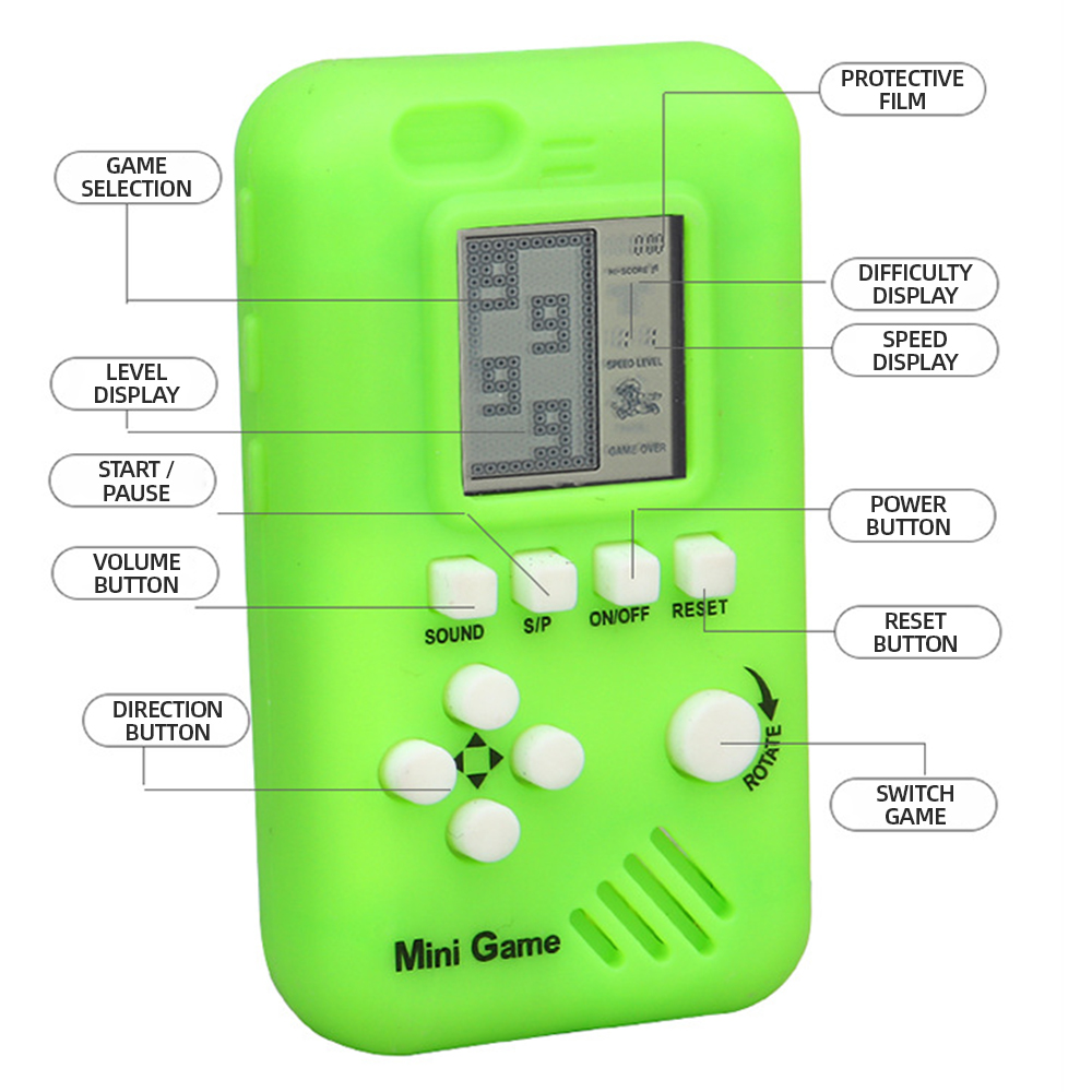 Buy Ssslstoys [Random Color] Classic Retro Electronic Game Boy Console ...