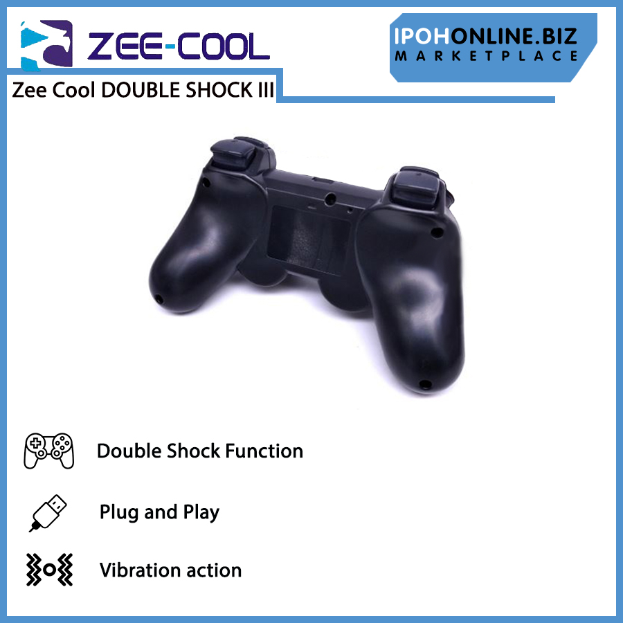 Buy Ipohonline Zee-Cool Double Shock III Wired Controller For PC | eRomman