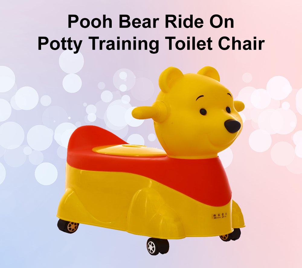 Buy Gdeal Kids Pooh Bear Ride On Potty Training Toilet Chair Children ...
