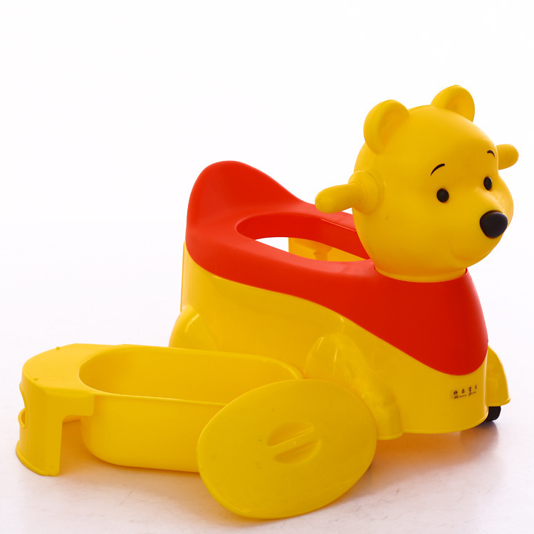 Buy Gdeal Kids Pooh Bear Ride On Potty Training Toilet Chair Children ...
