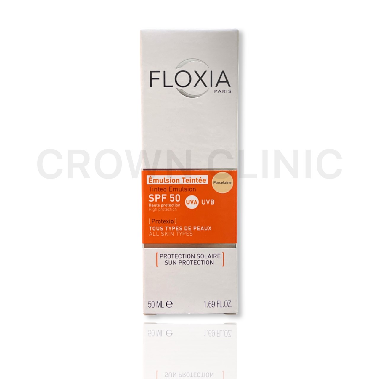 Buy Protexio Porcelain Tinted Emulsion Floxia SPF50 | eRomman