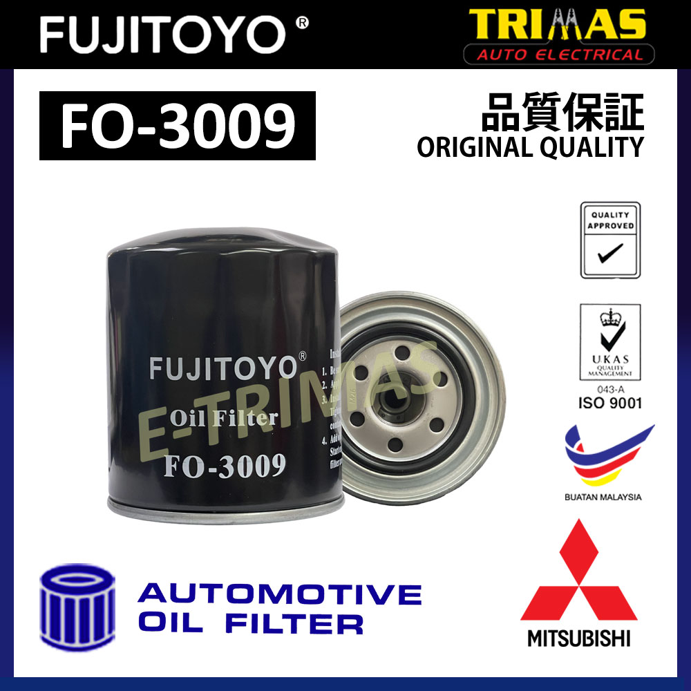 Buy E-trimas FUJITOYO Oil Filter Mitsubishi Triton Pajero Sport Storm ...