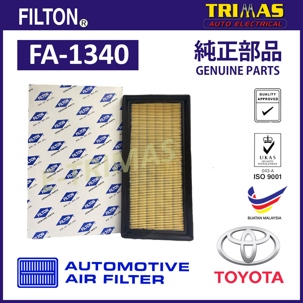 Buy E-trimas FILTON Air Filter Toyota Vios NCP150 Avanza F653 F654 ...