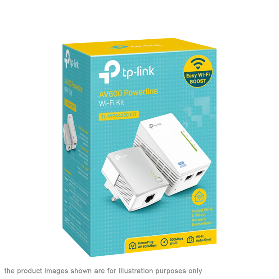Buy Ipohonline TP-LINK TL-WPA4220 KIT 300Mbps AV600 Wi-Fi Powerline ...