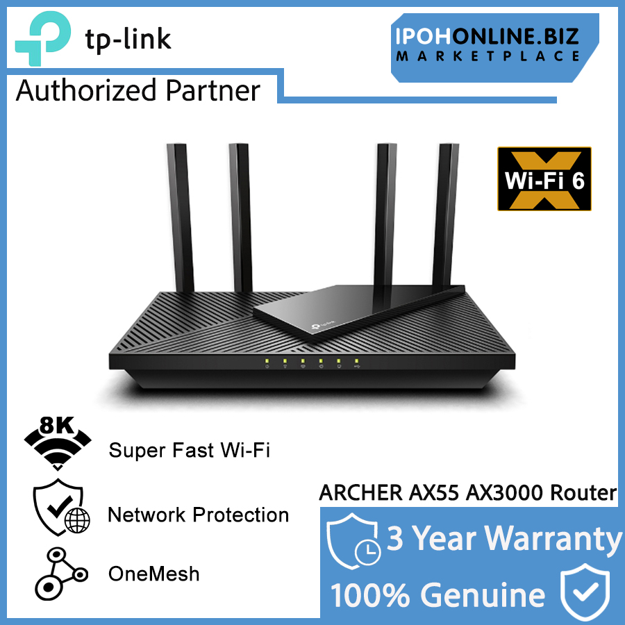 Buy Ipohonline TP-LINK ARCHER AX55 AX3000 DUAL-BAND GIGABIT WI-FI 6 ...