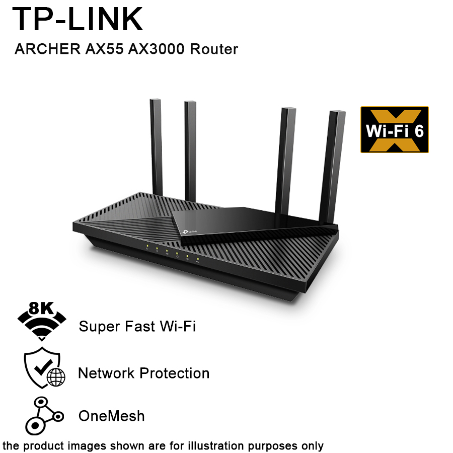 Buy Ipohonline TP-LINK ARCHER AX55 AX3000 DUAL-BAND GIGABIT WI-FI 6 ...