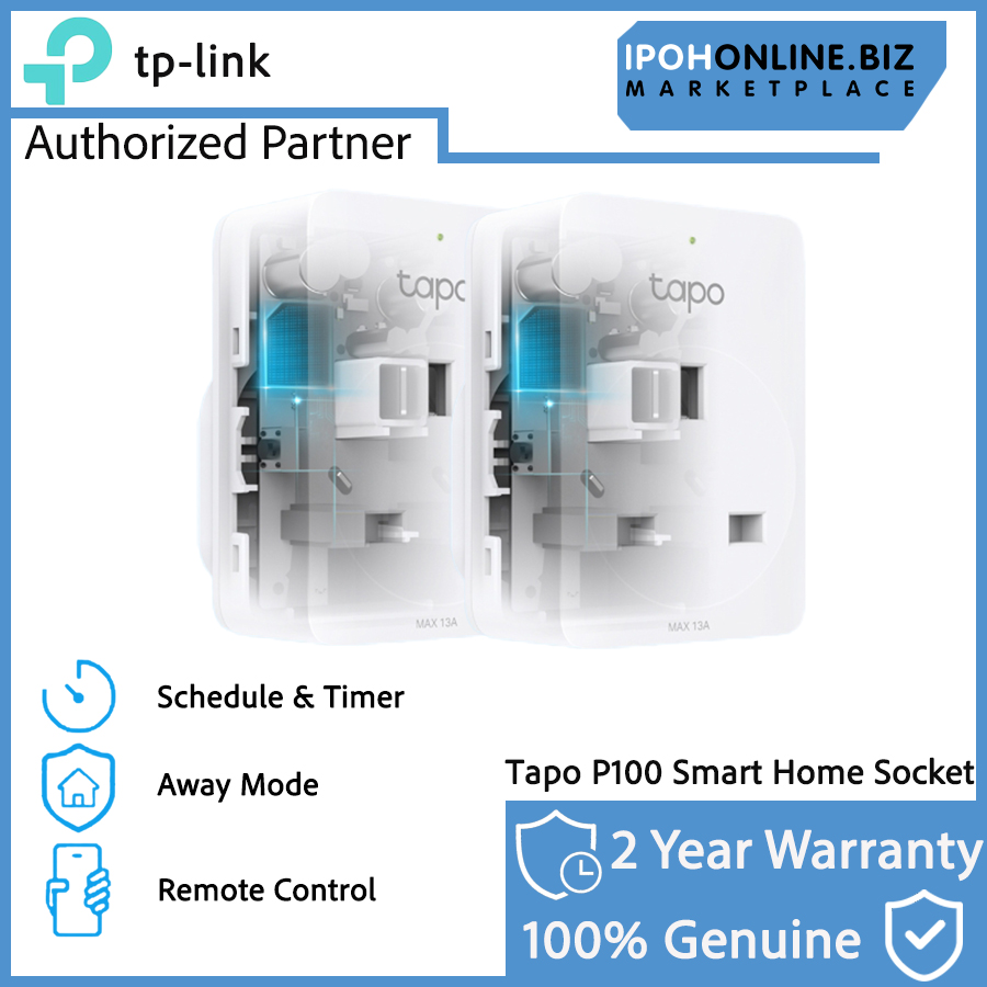 Buy Ipohonline TP-Link Tapo P100 - Mini Smart Home WiFi Wireless Power ...
