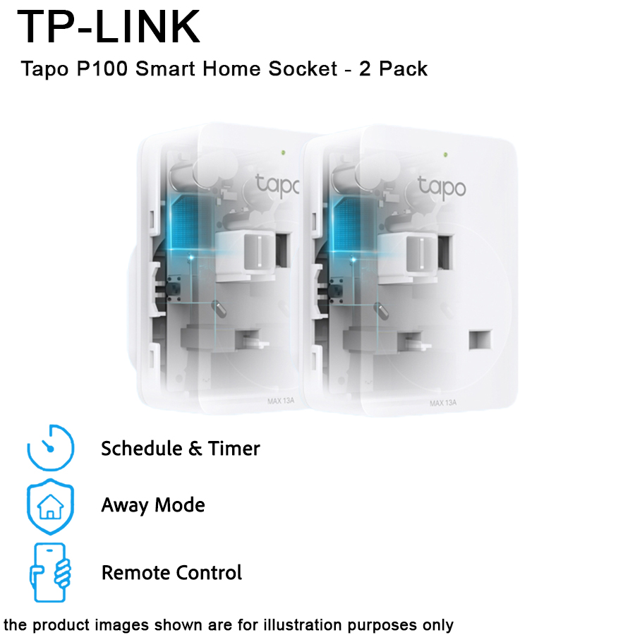 Buy Ipohonline TP-Link Tapo P100 - Mini Smart Home WiFi Wireless Power ...